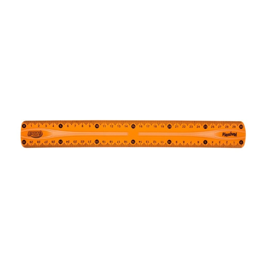 Regla flexible color neón 30cm BRW - Ofimarket Paraguay