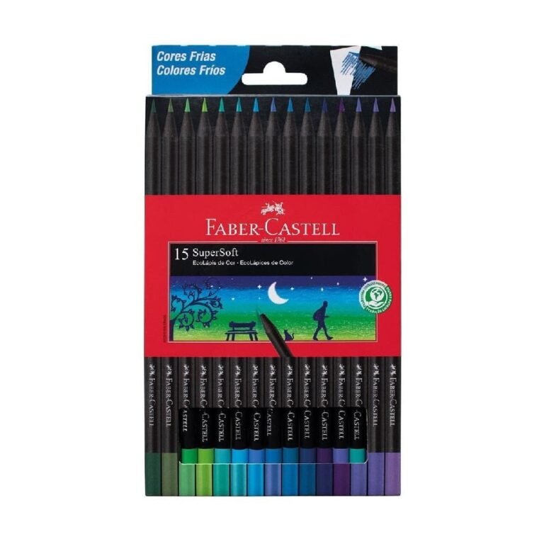 Lápices de Color Supersoft Faber-Castell 15 colores frios - Ofimarket ...